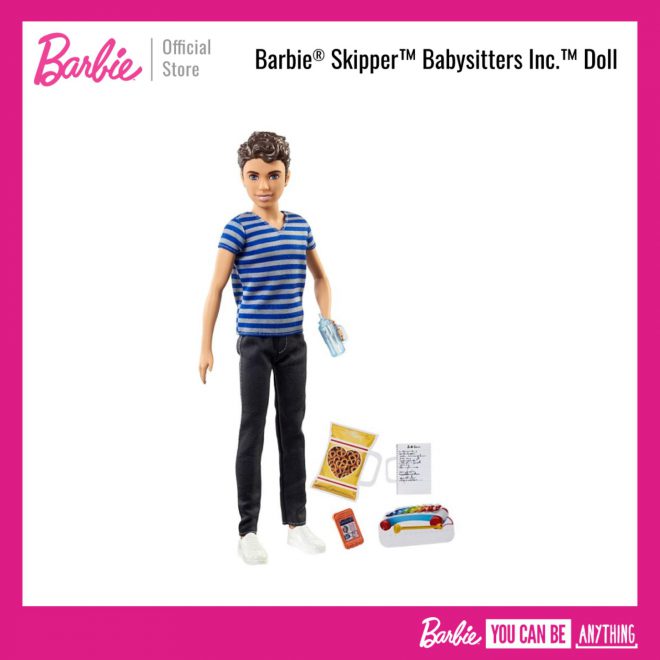 Barbie® Babysitter Skipper Boy Doll ตุ๊กตา บาร์บี้ สกิปเปอร์ บอย พี่ ...